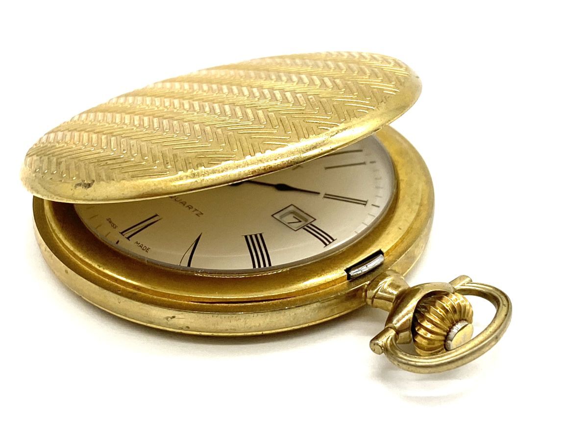 E113 TISSOT ティソ 懐中時計 ゴールド色 箱付き チェーン付き レトロ 現状品 クオーツ b(クォーツ式)｜売買されたオークション情報、yahooの商品情報をアーカイブ公開 ...