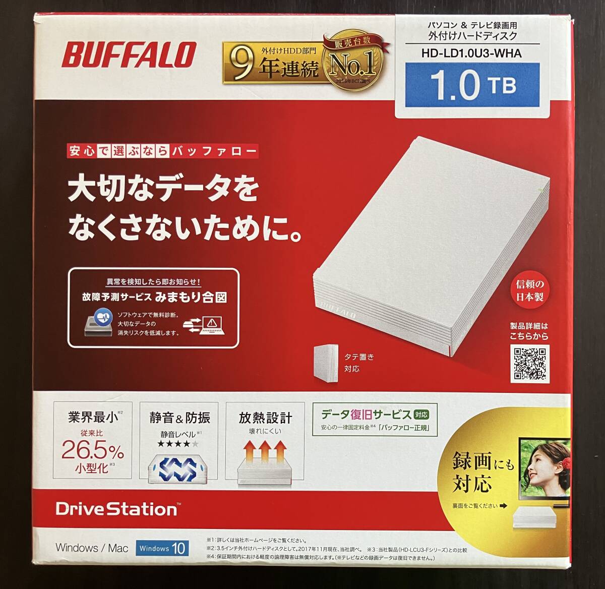 外付けHDD 1.0TB USB3.0 HD-LD1.0U3-WHA／BUFFALO(1TB～)｜売買されたオークション情報、yahooの商品 ...