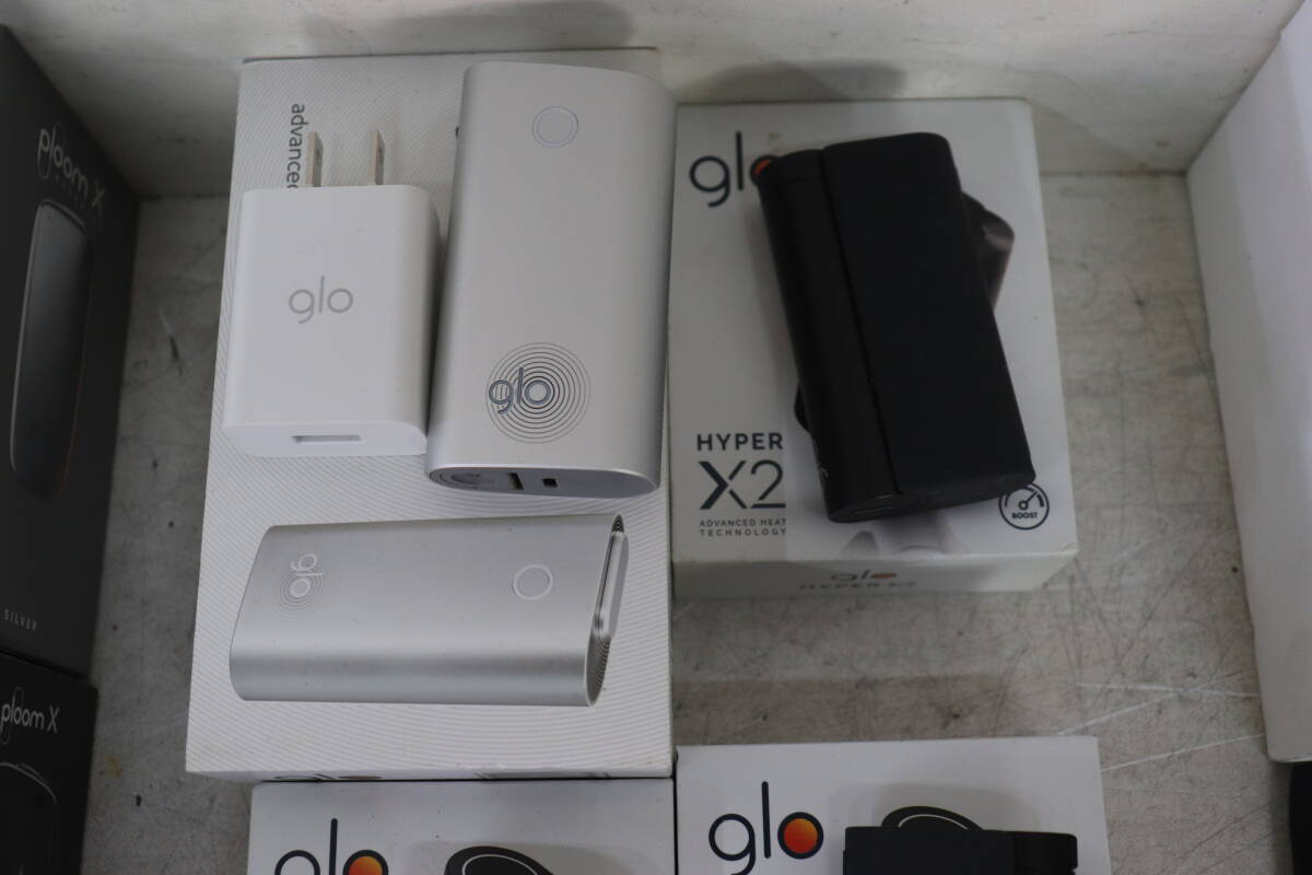 Y10/515 iQOS/glo/PloomTECH 電子タバコ まとめて ploom X/ploom S 2.0/glo Hyper X3 iQOS duo 等 22点 大量 セット 動作未 ...