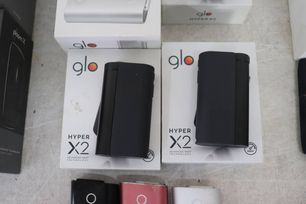 Y10/515 iQOS/glo/PloomTECH 電子タバコ まとめて ploom X/ploom S 2.0/glo Hyper X3 ...