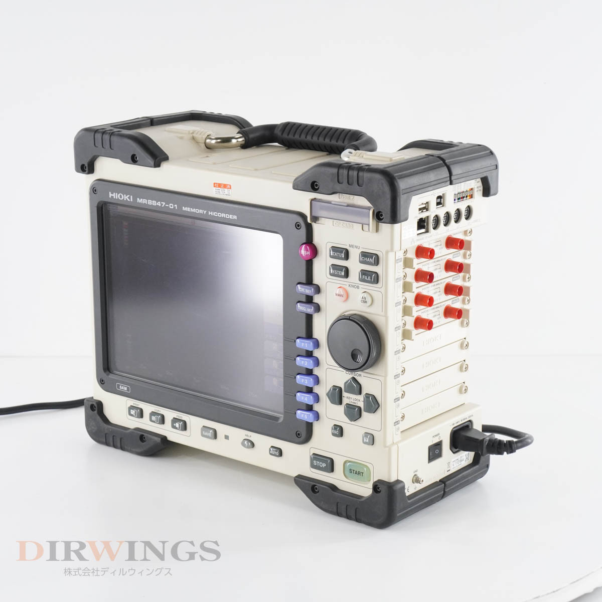 DW 8日保証 03/2021CAL MR8847-01 HIOKI MEMORY HiCORDER 8966 4 9197 日置 メモリハイ ...