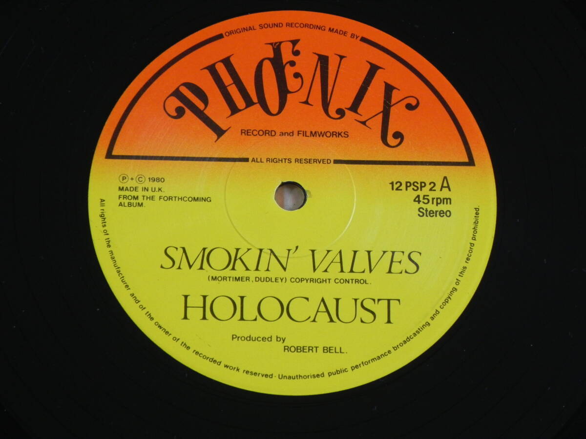 NWOBHM UK盤12”single HOLOCAUST / SMOKIN’ VALVES / 3曲入り12インチ シングル PHOENIX ...