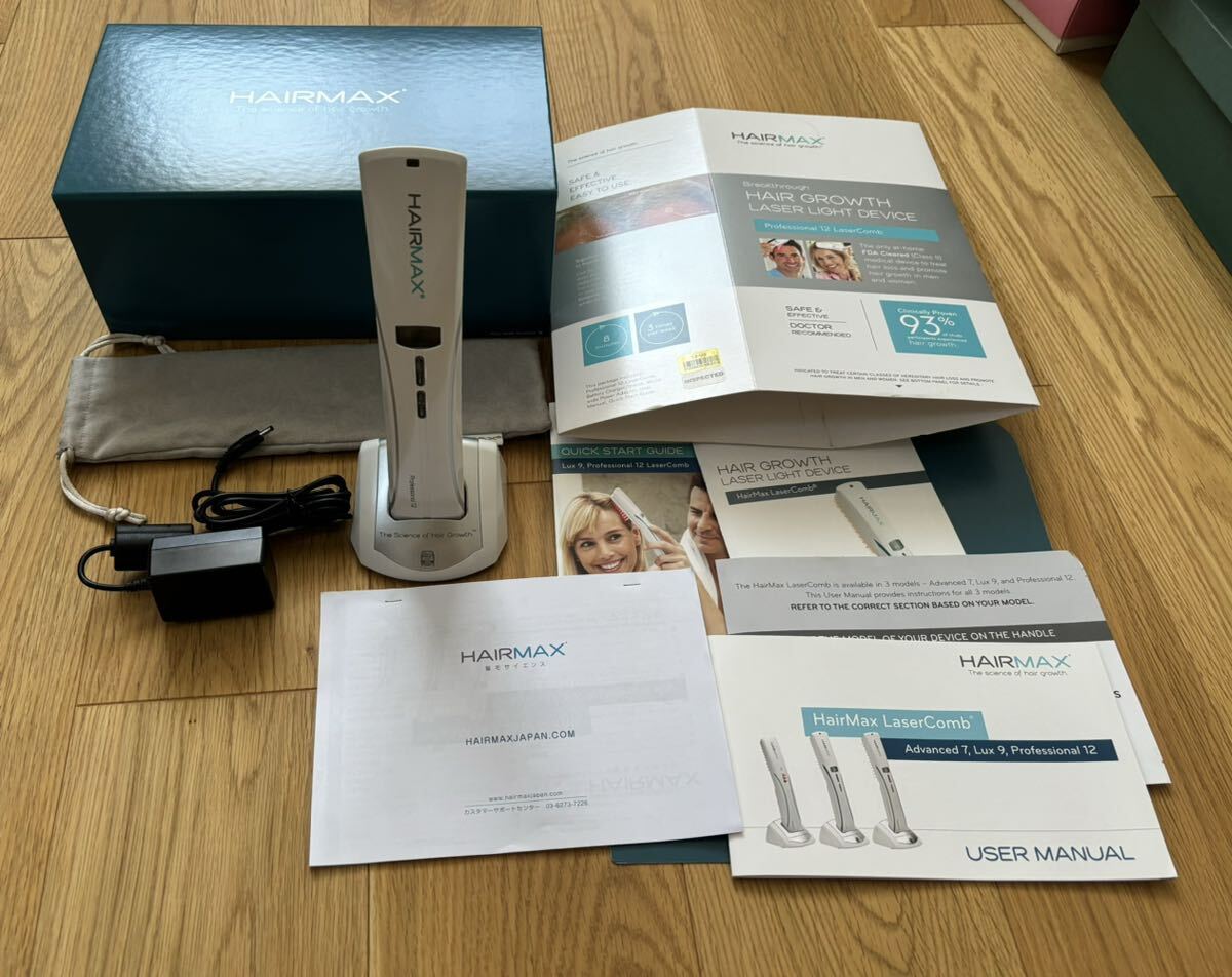 HAIRMAX Professional 12 ヘアマックス プロフェッショナル12 日本語取説付き 超(薄毛対策グッズ)｜売買された ...