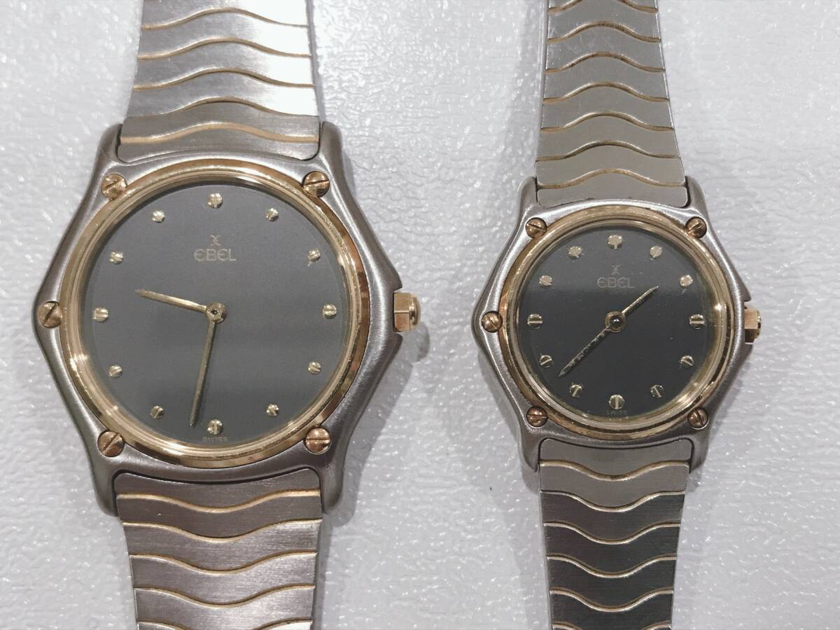 EBEL エベル 181909/166901 ペア クォーツ 動作不明 ジャンク(エベル)｜売買されたオークション情報、yahooの商品情報を ...