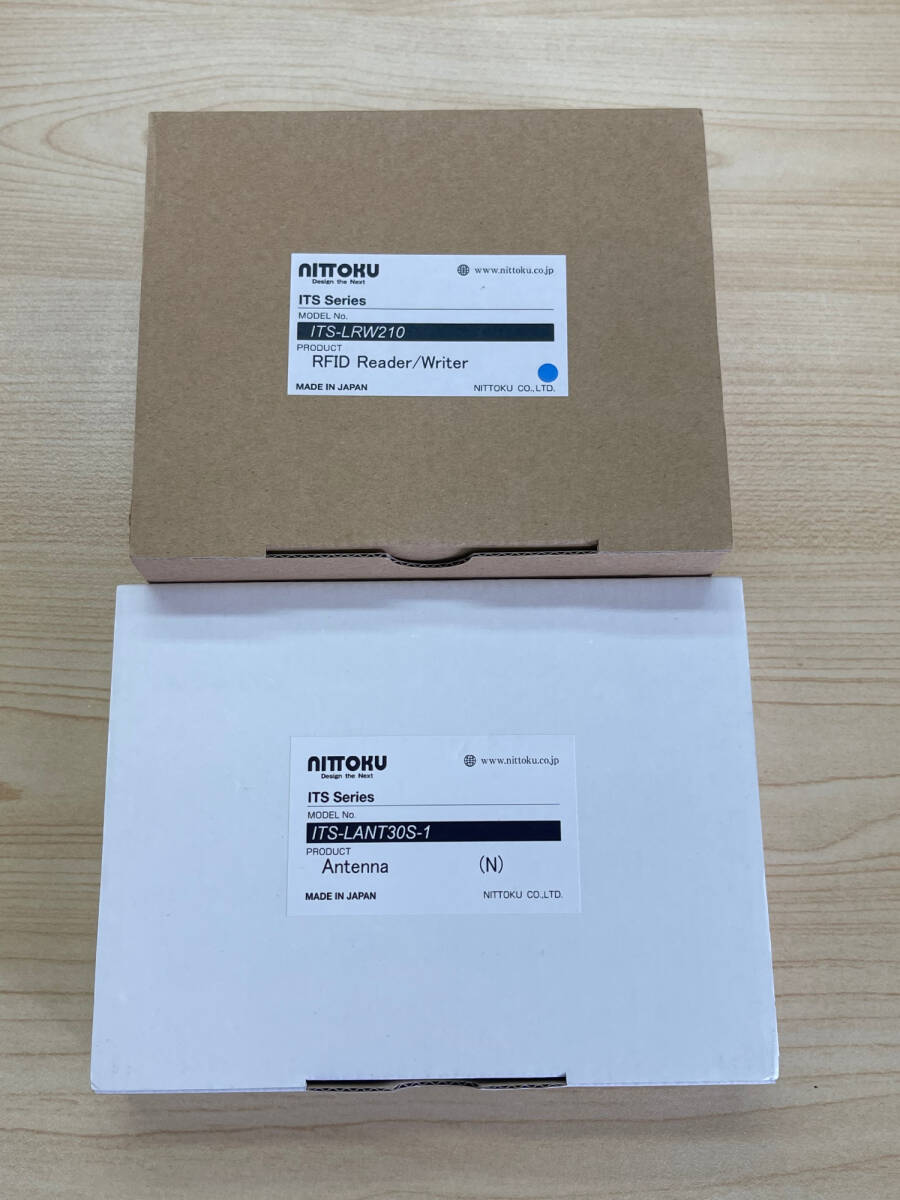 NITTOKU ITS シリーズ ITS-LANT30S-1 Antenna / ITS-LRW210 RFID Reader Writer ...