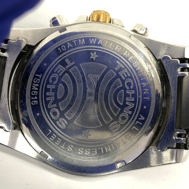 TECHNOS テクノス 腕時計 クロノグラフ TSM616 不動品 CKAA6014(テクノス)｜売買されたオークション情報、yahooの商品情報をアーカイブ公開 - オークファン ...