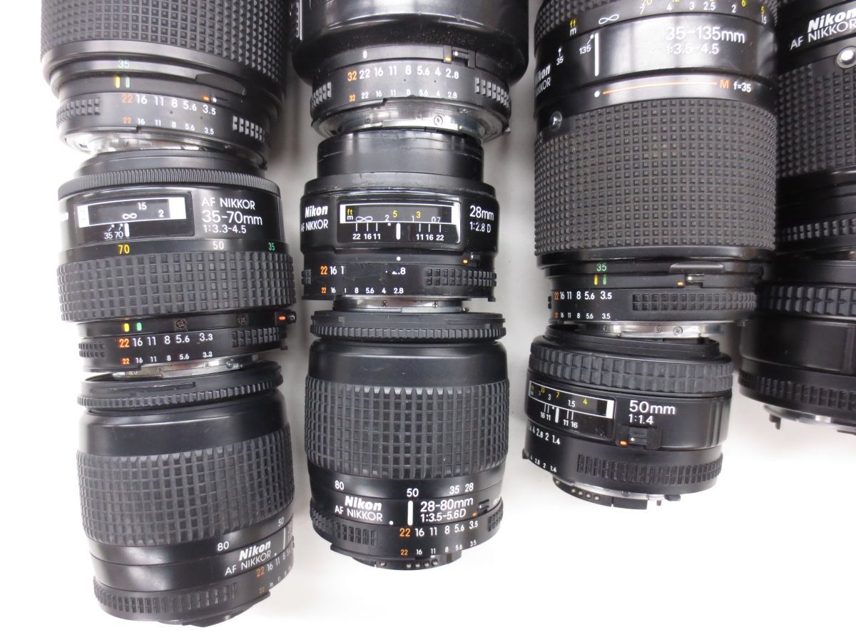 5606U ジャンク Nikon AF24-50mm 3.3-4.5 28-85mm 3.5-4.5 50mm 1.4 75-300mm 4. ...