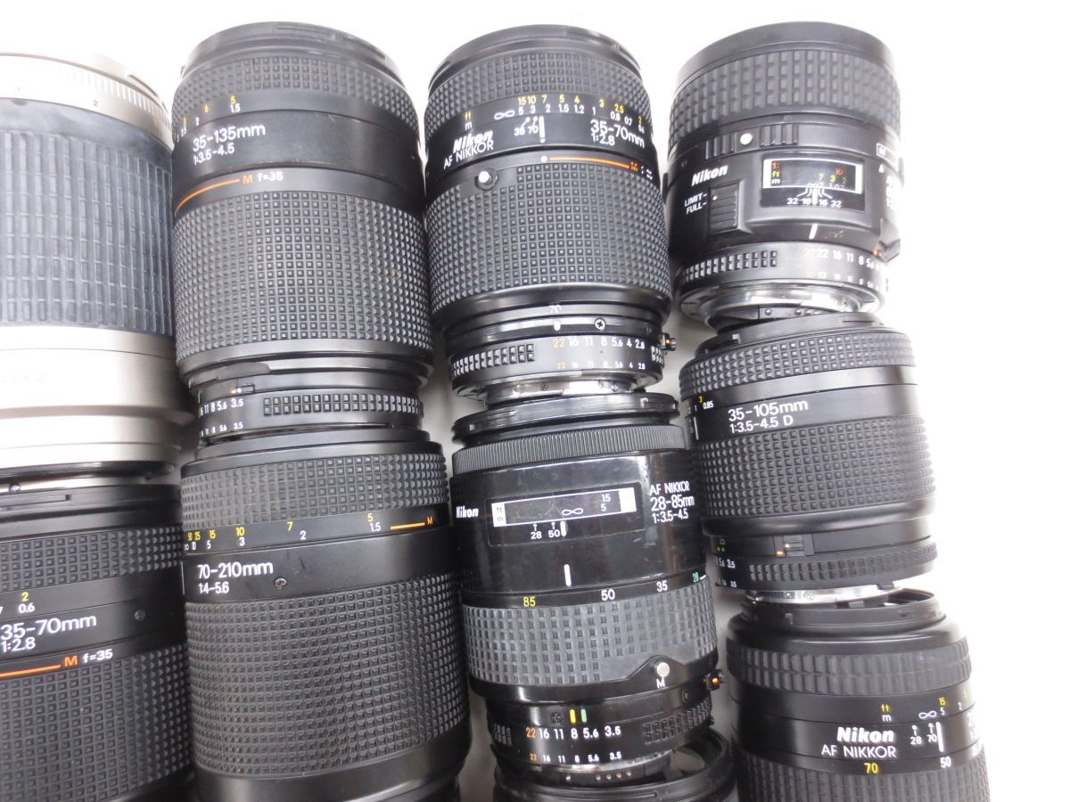 5606U ジャンク Nikon AF24-50mm 3.3-4.5 28-85mm 3.5-4.5 50mm 1.4 75-300mm 4. ...