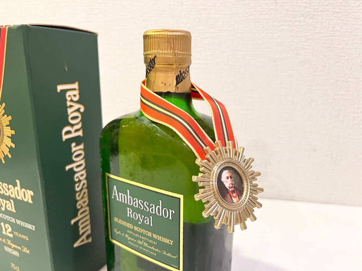 未開栓 アンバサダー ロイヤル 12年 内容量未記載 スコッチウイスキー AMBASSADOR ROYAL 80サイズ 415(スコッチ)｜売買されたオークション情報、yahooの商品情報を ...