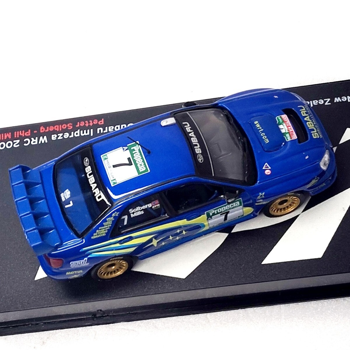 1/43 IXO スバル インプレッサ WRC 2003 ラリー Rally New Zealand Subaru IMPREZA レースカー ...