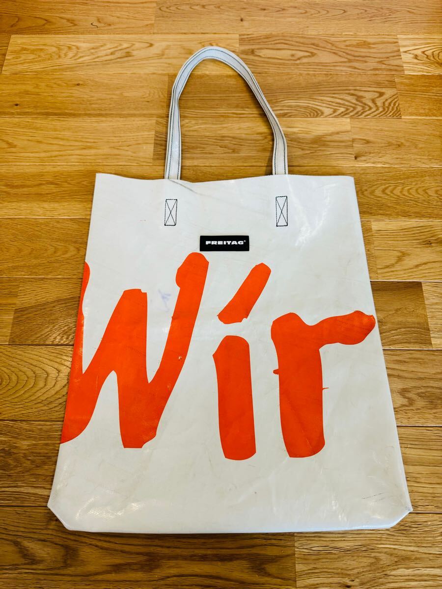 廃盤 フライターグ FREITAG F92 DUNPHY ダンフィー 白 オレンジ トートバッグ ショルダーバッグ 肩掛け 大容量(トート ...