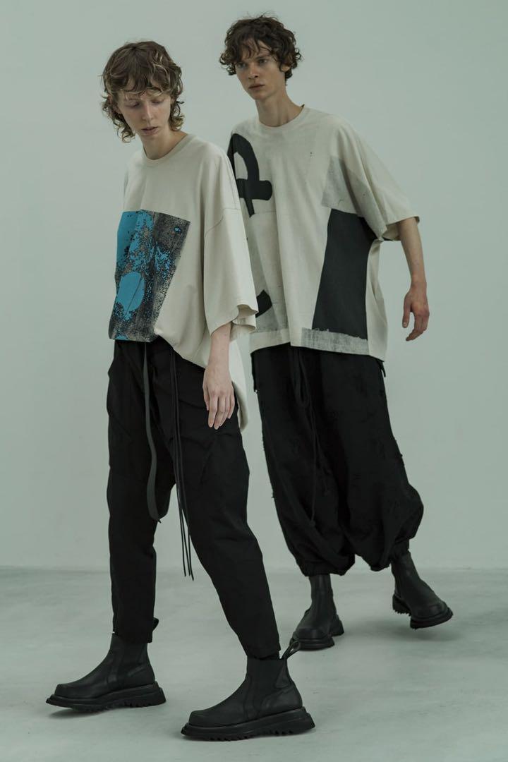 21SS定価88000円 JULIUS ユリウス シャークソール レザー ブーツ 3 黒 27.5cm rickowens drkshdw ...