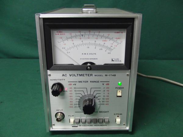 エヌエフ回路 M-174B AC VOLTMETER ボルトメーター(アマチュア無線)｜売買されたオークション情報、yahooの商品情報をアーカイブ公開 - オークファン（aucfan.com）