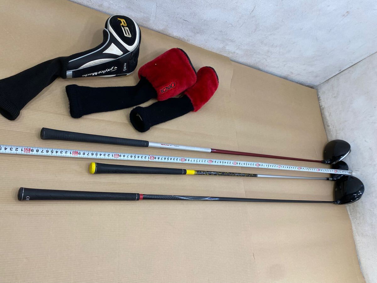 ゴルフクラブ 3点 Miyazaki FLEX5333 XXIO 9.5 / HONMA VIZARD BnZEAL EPT-tech 48 S U22' / Fujikura ...