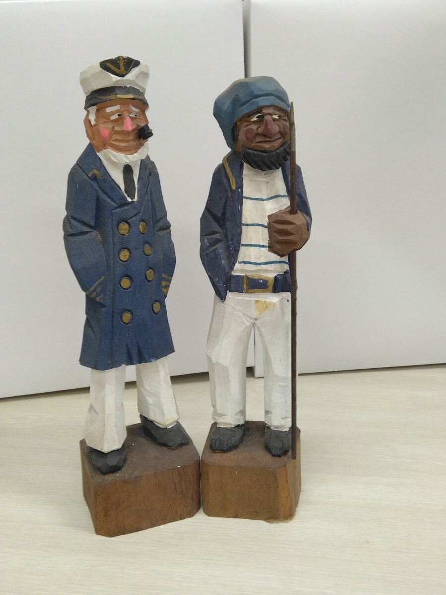 refle03 現状品 木製 置物 木彫り 船長 船乗り インテリア 人形 オブジェ マドロス人形 レトロ(木工、竹工芸)｜売買されたオークション情報、yahooの商品情報をアーカイブ公開 ...