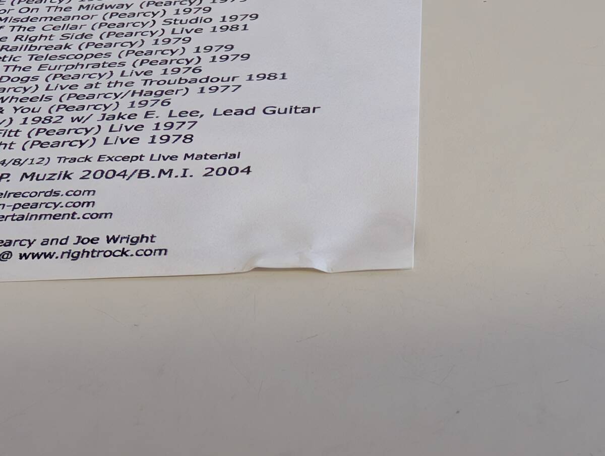 m1141 FC限定 サイン入り /MIcky Ratt/Rattus Erectus' Complete Best Of 1976~1982 ...