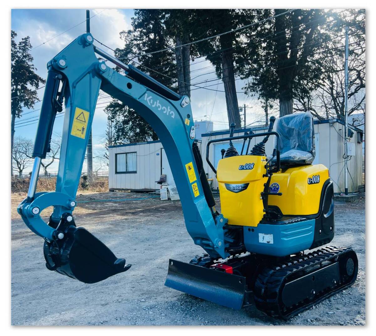 クボタU-008 KUBOTA 油圧ショベル ミニユンボ 582 時間 0.9Tクラス 可変脚仕様 倍速付き ゴムクローラー 栃木県(建設機械、重機)｜売買されたオークション情報、yahooの ...