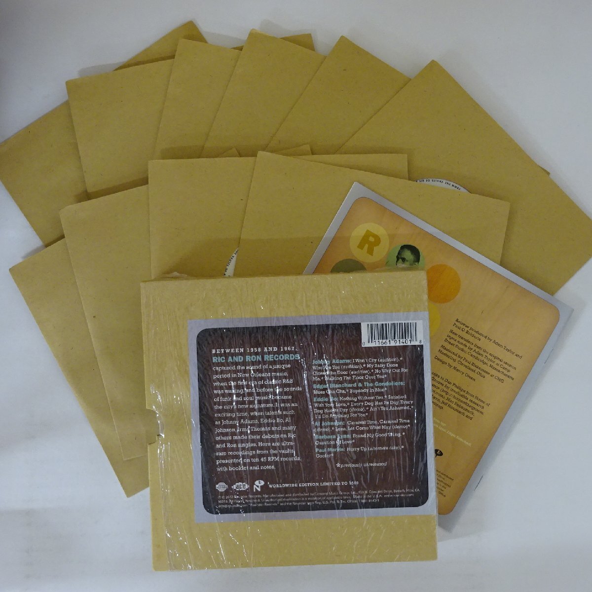 10055536; US盤/限定プレス/10x7inch V.A. / From The Vaults Of Ric & Ron Records Rare And Unreleased ...