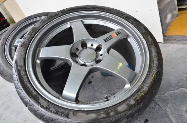 255-35-18 RAYS RALLIART R-01 8.5J CT9A CP9A ランエボ(ラジアルタイヤ)｜売買されたオークション情報 ...