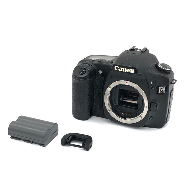 Canon キヤノン EOS 30D デジタル一眼レフカメラ DS126131 ボディ バッテリー付き 通電未確認 DEAI0046(キヤノン ...