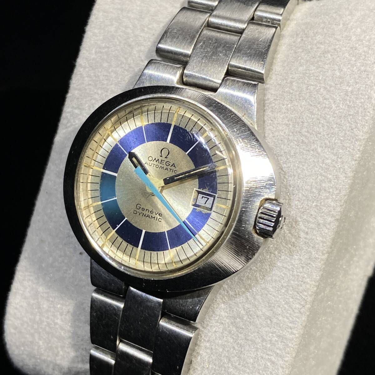 1円 6TN21060425 OMEGA オメガ ジュネーブ ダイナミック TOOL.102 AT 自動巻き メンズ 腕時計 純正ベルト 動作 ...