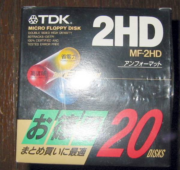 3.5インチFD2HD/MF2HD/アンフォーマット/20枚/TDK(FD)｜売買されたオークション情報、yahooの商品情報をアーカイブ公開 ...