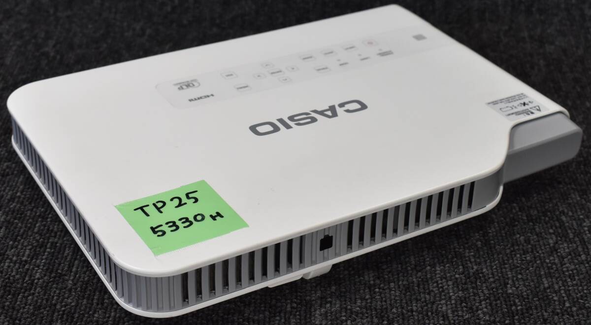 1円スタート CASIO プロジェクター XJ-A252 3000lm DLP HDMI パネル画素数1280x800 リモコン 使用時間 ...