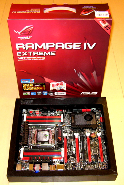 ASUS RAMPAGE IV EXTREME LGA2011/X79/CrossFireX/4-Way SLI(ASUSTeK)｜売買された ...