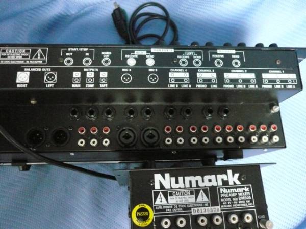 DJミキサージャンク二台 NUMARK DM905 DM2175XLS PREAMP MIXER(DJミキサー)｜売買されたオークション情報、yahooの商品情報をアーカイブ公開 ...