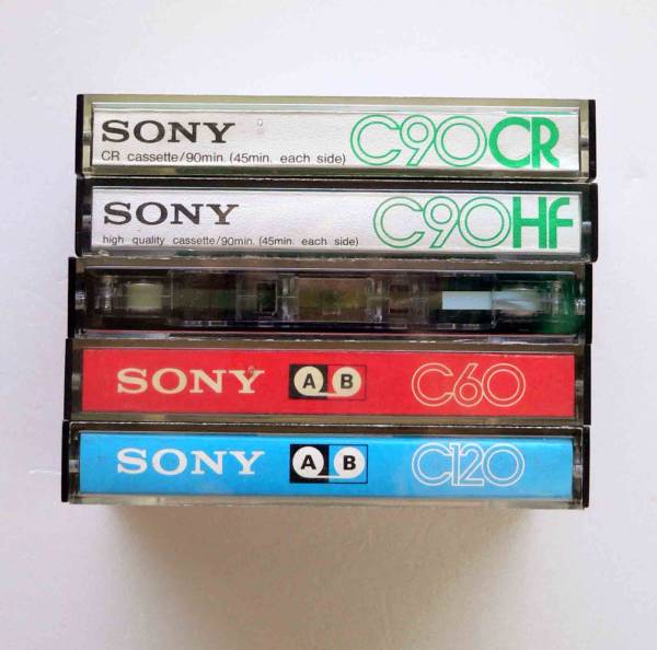 カセットテープ/SONY CR C90 1本 HF C90 1本/他3本(記録媒体)｜売買されたオークション情報、yahooの商品情報を ...