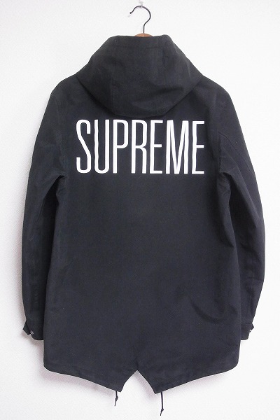 13ss Supreme Taped Seam Fishtail Jacket black M/ジャケット(ジャンパー、ブルゾン)｜売買された ...