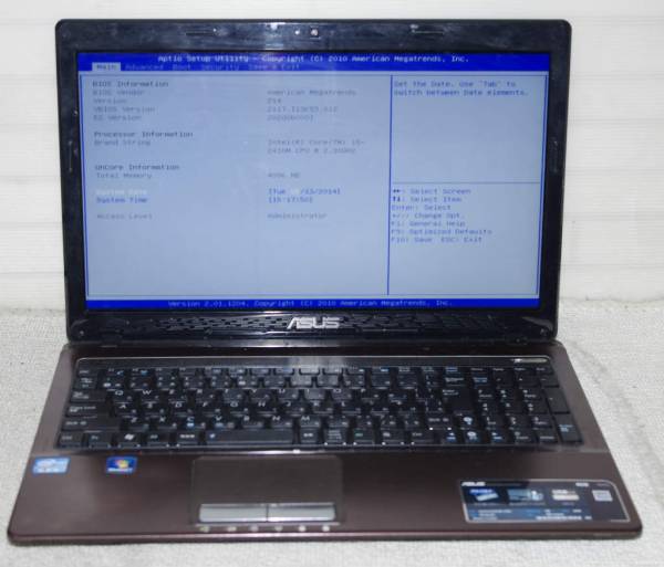 ASUS K53E Core i5 2410 2.36GHz/640GB/4GB/Win7(15インチ～)｜売買されたオークション情報 ...