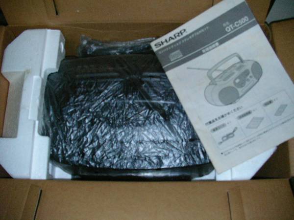 SHARP 歌えるCDラジカセ ステレオダブルカセット QT-C500-B(ラジカセ)｜売買されたオークション情報、yahooの商品情報をアーカイブ公開 - オークファン（aucfan.com）