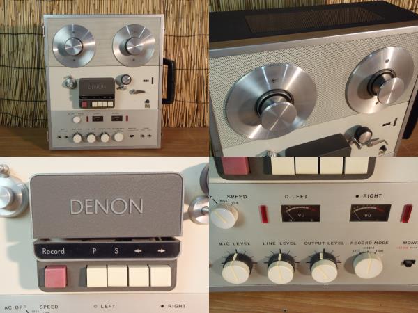 DENON ステレオテープレコーダー MODEL 800 4トラ2チャン(オープンリールデッキ)｜売買されたオークション情報、yahooの商品 ...
