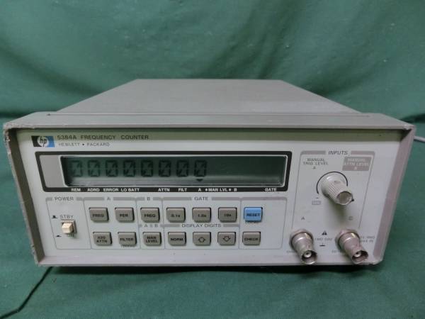 HP 5384A FREQUENCY COUNTER 周波数カウンタ Agilent(アマチュア無線)｜売買されたオークション情報、yahoo ...