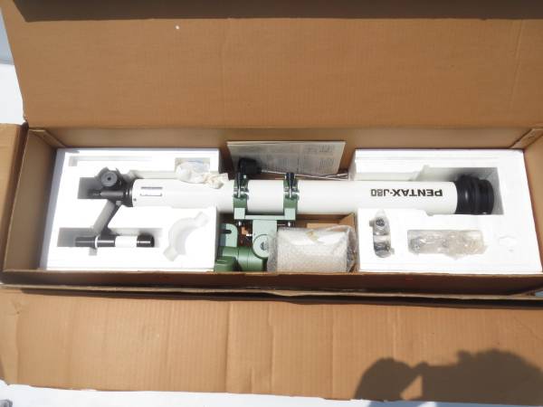 PENTAX-J80 アクロマート 天体望遠鏡 D=80mm F=1000mm(セット)｜売買されたオークション情報、yahooの商品情報を ...