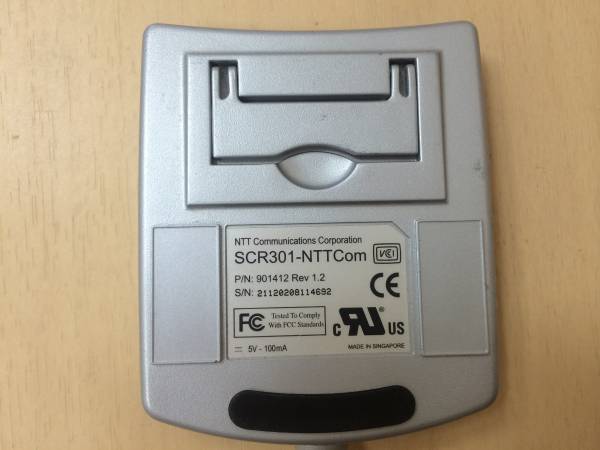 NTT SCR301-NTTcom ICカードリーダー 送205円(USBタイプ)｜売買されたオークション情報、yahooの商品情報を ...