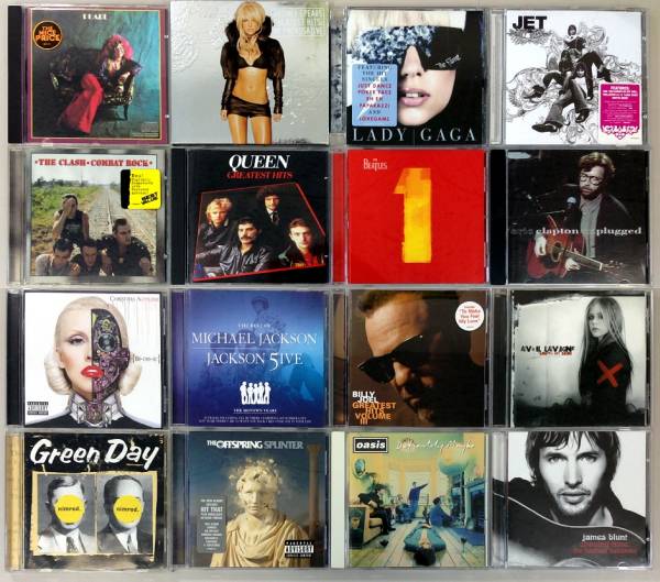 1円 洋楽CD 120枚 BEATLES QUEEN OASIS CLASH LADY GAGA MJ(オムニバス)｜売買されたオークション ...