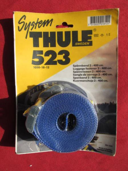 THULE:ベルトストラップ 523／400cm×2本…切手等可 割増無(ルーフキャリア)｜売買されたオークション情報、yahooの商品情報を ...