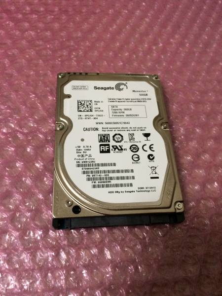 Seagate ST9500423AS 500GB/16MB 2.5 02094(500GB～)｜売買されたオークション情報、yahooの商品 ...