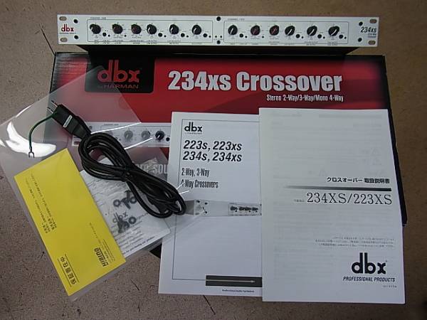 dbx 234XS Crossover/チャンデバ Stereo2 3way/Mono4way ①(クロスオーバー)｜売買されたオークション ...