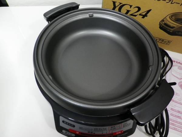 シャープ グリル鍋 鍋2枚タイプ KX-YG24-B 品(グリルパン、なべ)｜売買されたオークション情報、yahooの商品情報をアーカイブ公開 ...