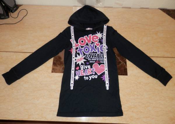 Lovetoxic ラブトキシック パーカーカットソー M(150（145～154cm）)｜売買されたオークション情報、yahooの商品情報をアーカイブ公開 - オークファン（aucfan.com）