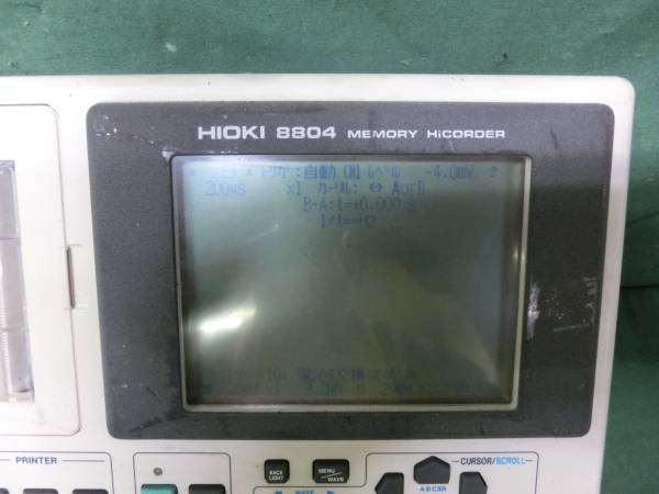 HIOKI 8804 MEMORY HiCORDER メモリハイコーダ 日置電機(その他)｜売買されたオークション情報、yahooの商品情報を ...