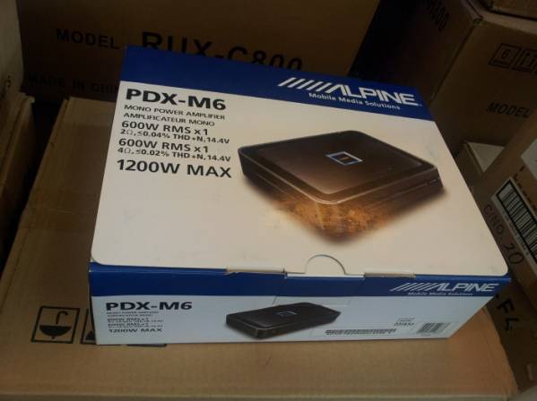 ALPINEアルパイン600Wx1chモノラルデジタルパワーアンプPDX-M6(アンプ)｜売買されたオークション情報、yahooの商品情報を ...