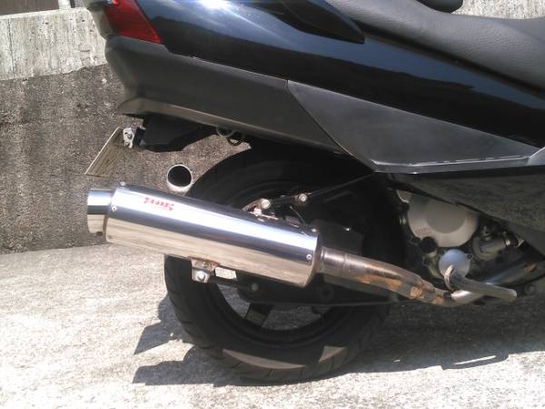 スズキ 03 スカイウェイブ250 ROSSO ライネス 砲弾マフラー(マフラー本体（社外）)｜売買されたオークション情報、yahooの商品情報をアーカイブ公開 - オークファン（aucfan ...