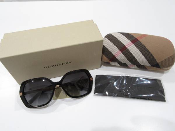 BURBERRY バーバリー サングラス B4153-Q 58 16 黒(服飾小物)｜売買されたオークション情報、yahooの商品情報を ...