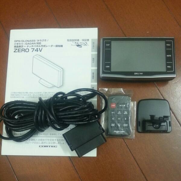 コムテック ZERO74V タッチパネル方式 ワイド画面レーダー探知機(コムテック)｜売買されたオークション情報、yahooの商品情報をアーカイブ公開 - オークファン（aucfan.com）