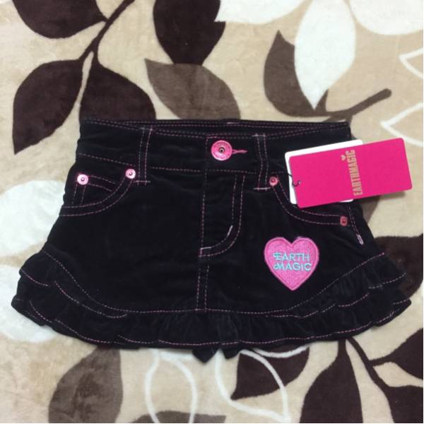 EARTHMAGICマフィーアップリケスカート110ブラック(スカート)｜売買されたオークション情報、yahooの商品情報をアーカイブ公開 - オークファン（aucfan.com）