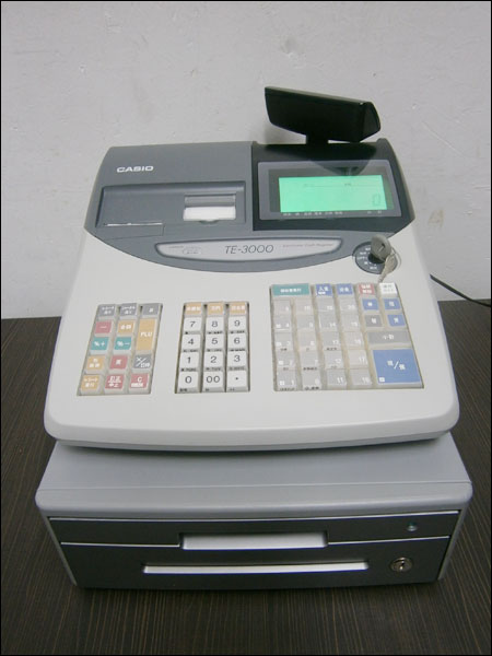 得々 CASIO/レジスター/20部門/TE-3000/2段式ドロア/カシオ/6(レジスタ)｜売買されたオークション情報、yahooの商品情報をアーカイブ公開 - オークファン（aucfan.com）